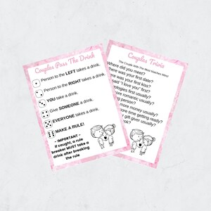 Printable Couple Games Bundle and Dice I Date Night Games for - Etsy