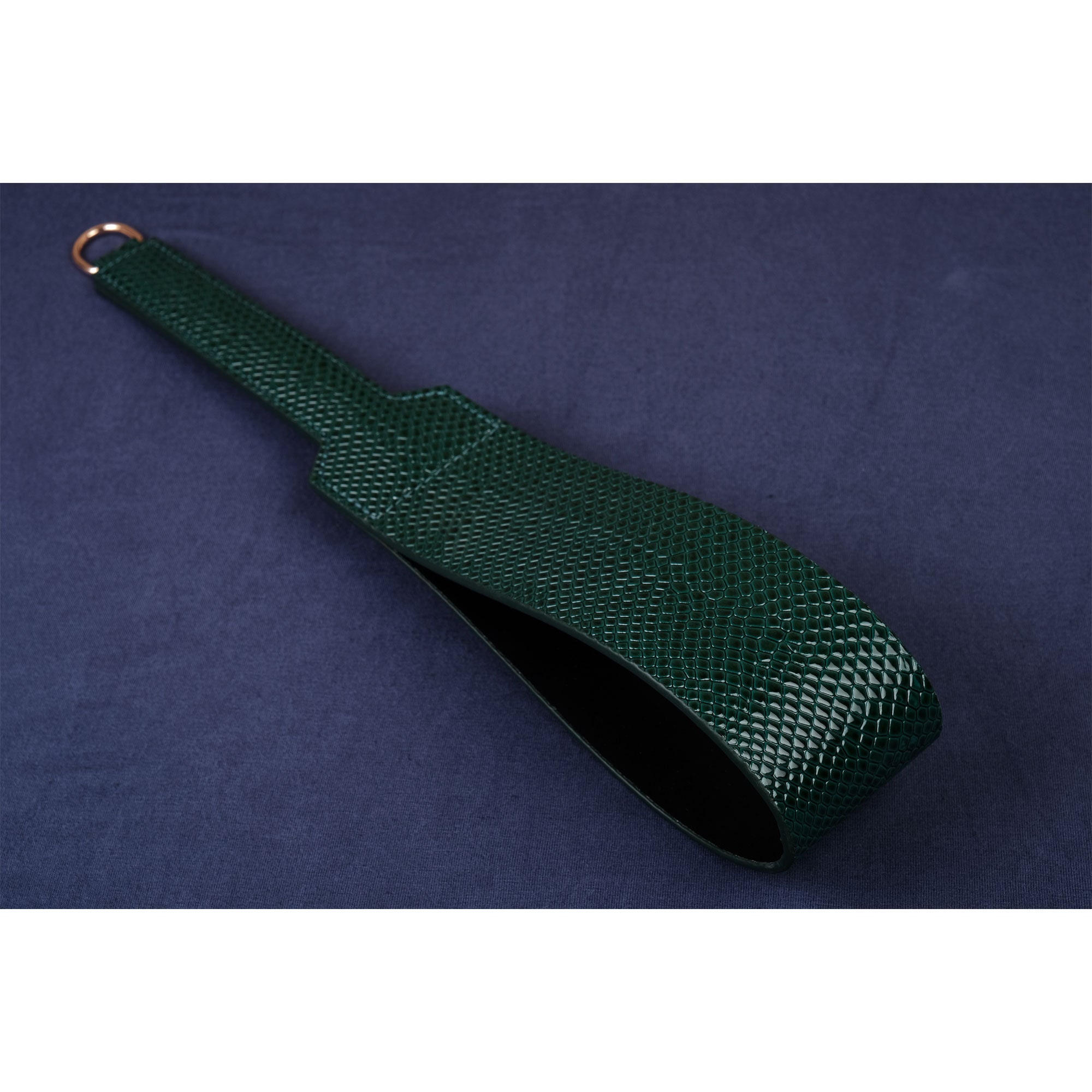 Green Python Pattern Spanking Paddle/vegan Leather Paddle - Etsy