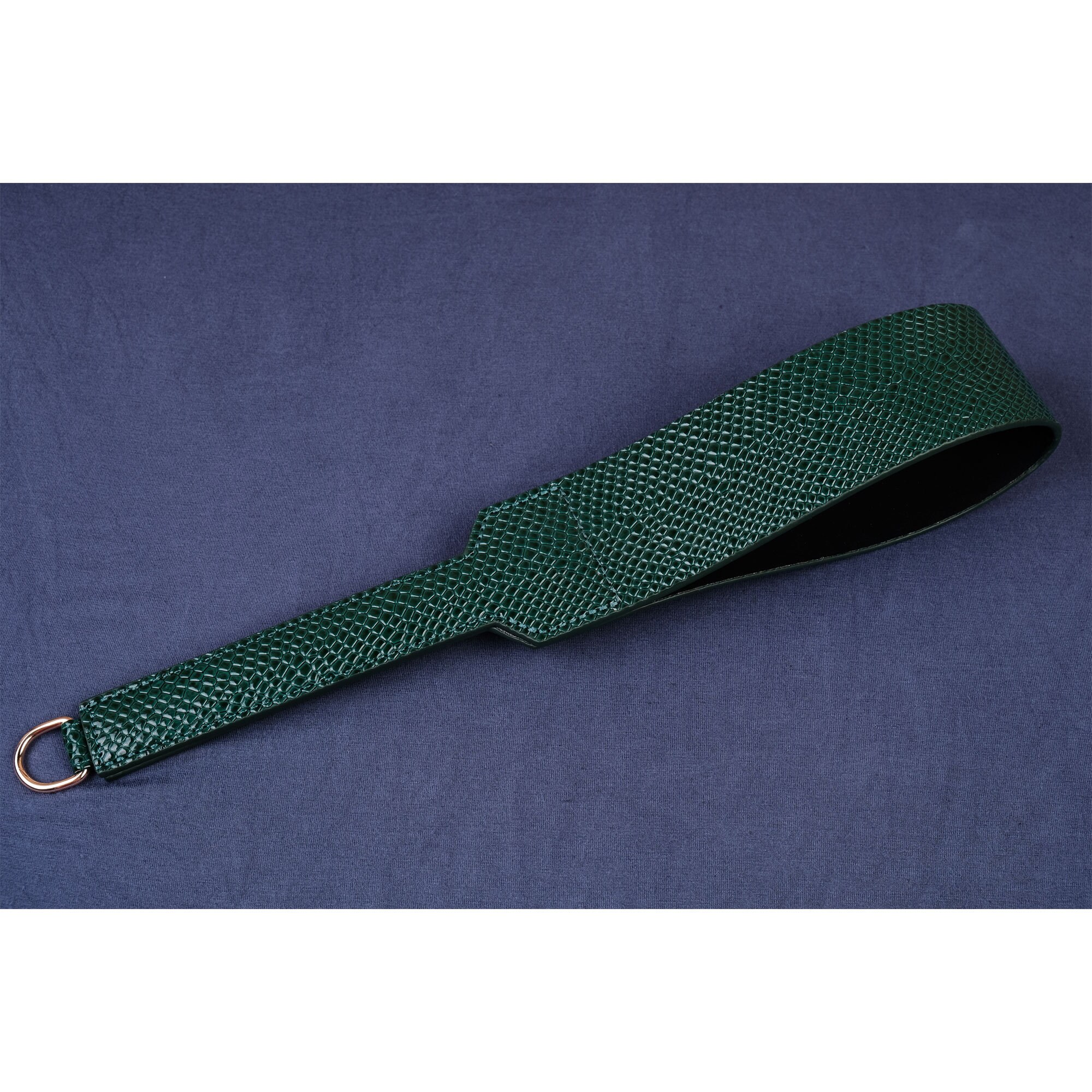 Green Python Pattern Spanking Paddle/vegan Leather Paddle - Etsy