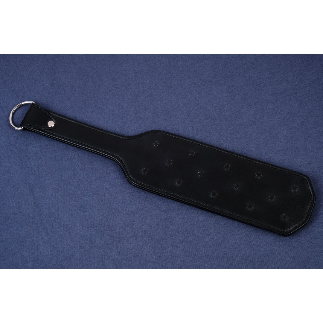 Big Leather Vampire Paddle/spiked Paddle/bdsm Leather Paddle Spanking ...