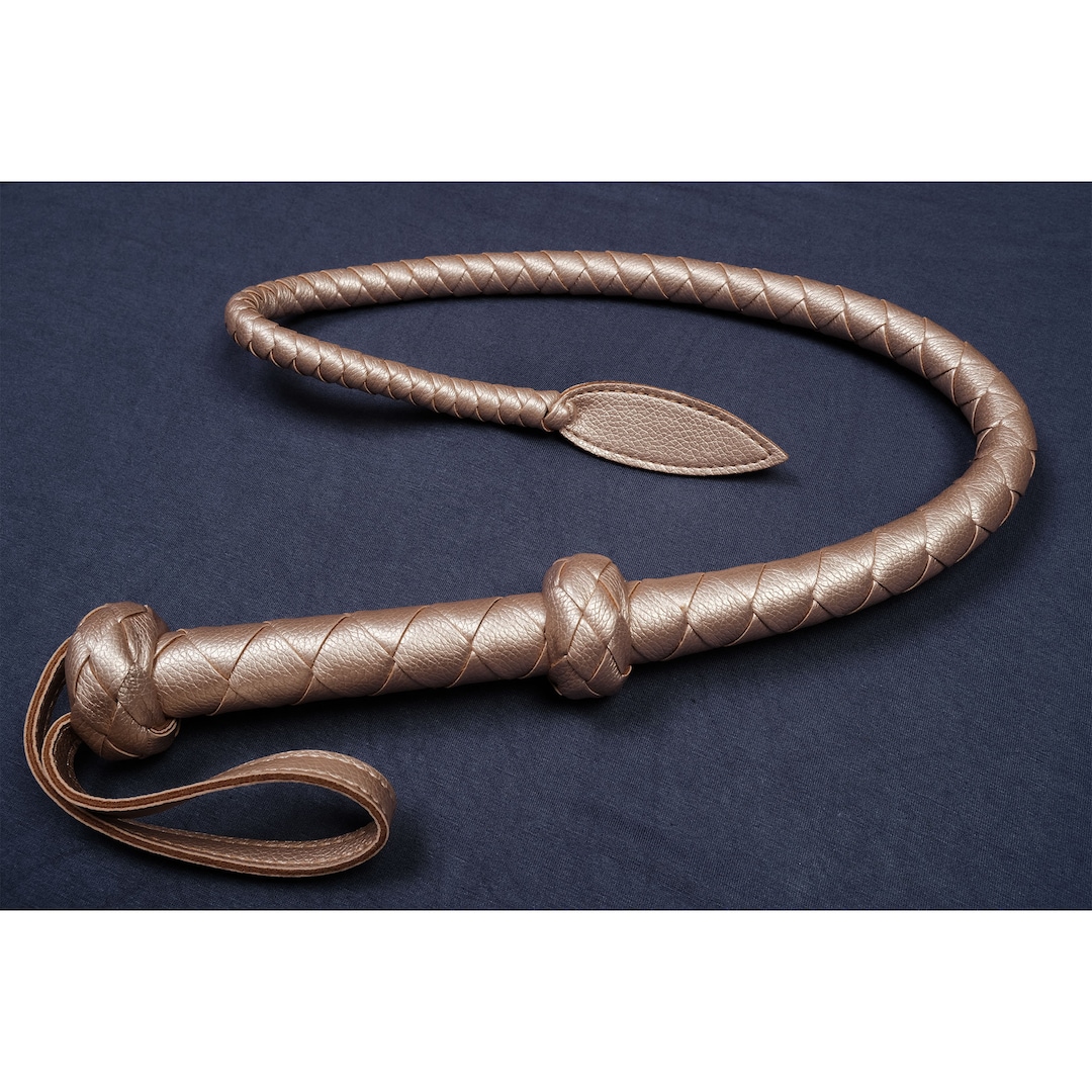 BDSM Golden Dragon Tail Whip/vegan Leather Single Tail Whip/snake Whip ...