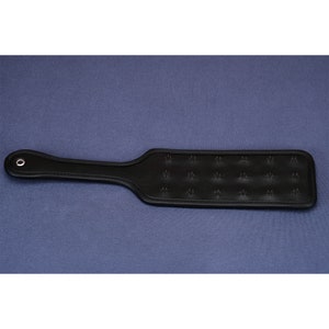 Leather Vampire Paddle With Super Sharp Tiny Spikes/bdsm Spiked Paddle ...