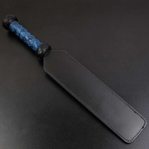 Blue Vegan Leather Spanking Paddle/bdsm Paddle Spanking/vampire Paddle ...