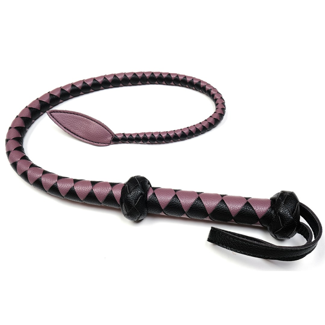 Vegan Dragon Tail Whip/single Tail Whips/dragon Tongue Whip/mini Snake Whip/short Bullwhip/soft ...