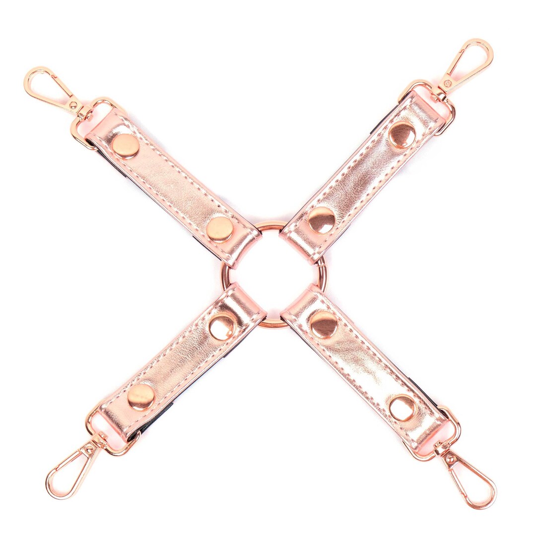 Rose Gold BDSM Hog Tie/4 Way BDSM Connector/bsm Hogtie/leather Hog-tie ...
