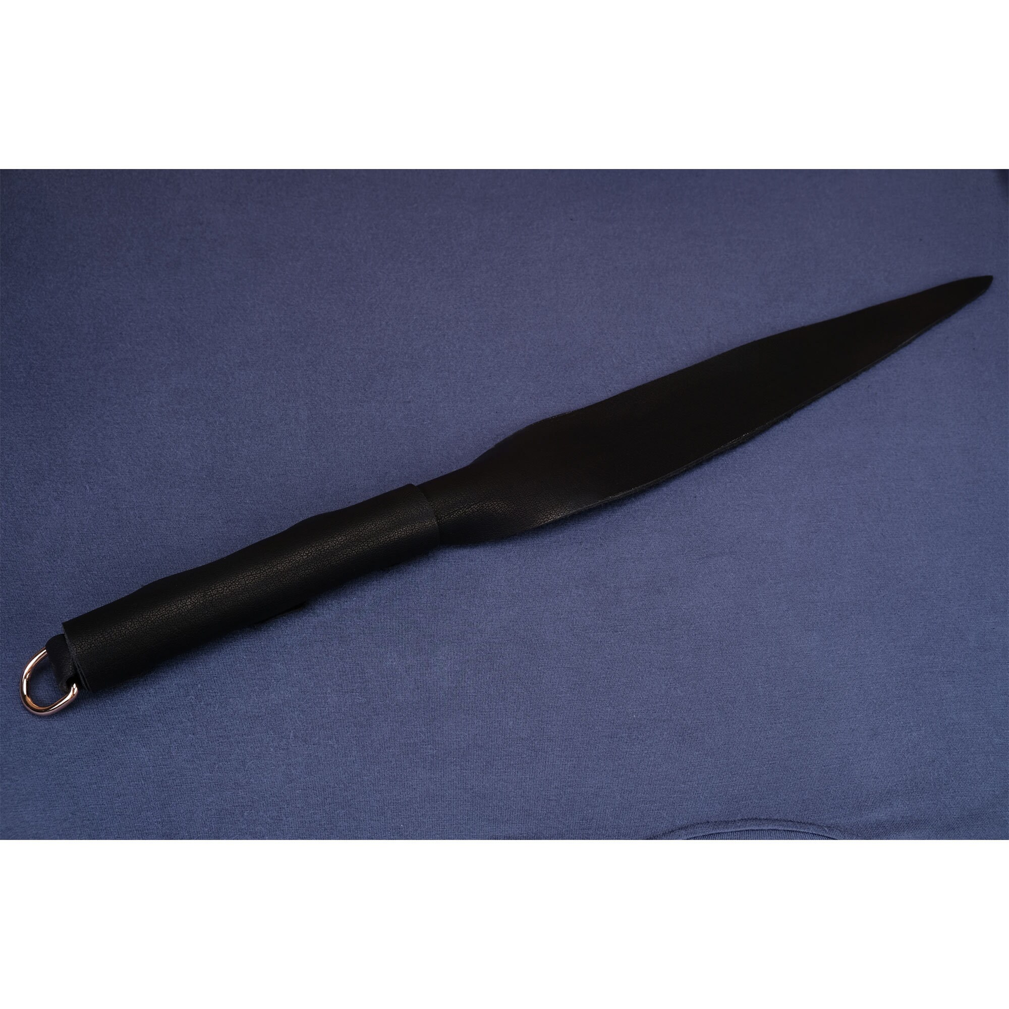 BDSM Real Leather Dragon Tongue/black Bullhide Flogger - Etsy