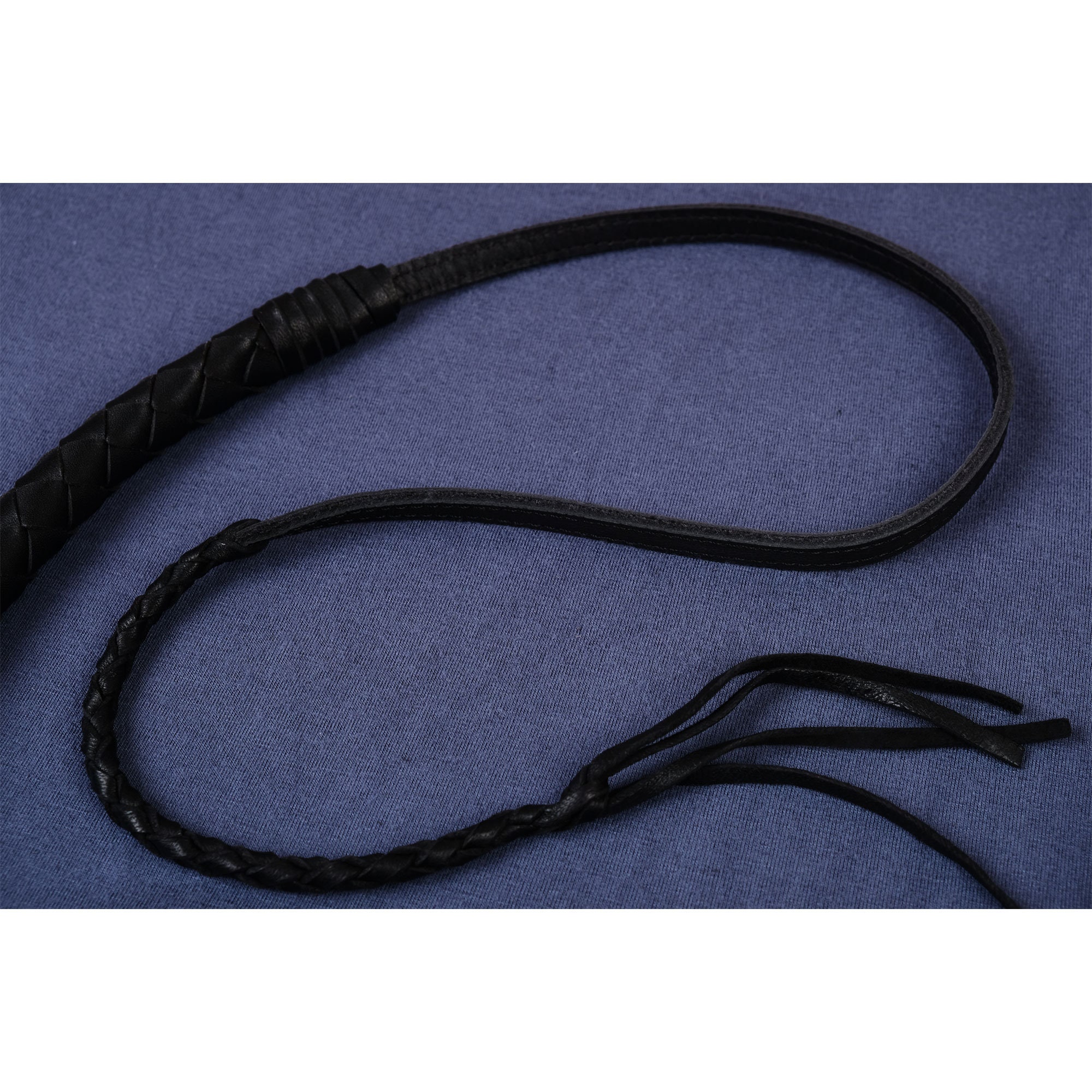 Vegan Leather Bullwhips 5 Feet 8 Strands Bull Whip/leather Bull Whips ...