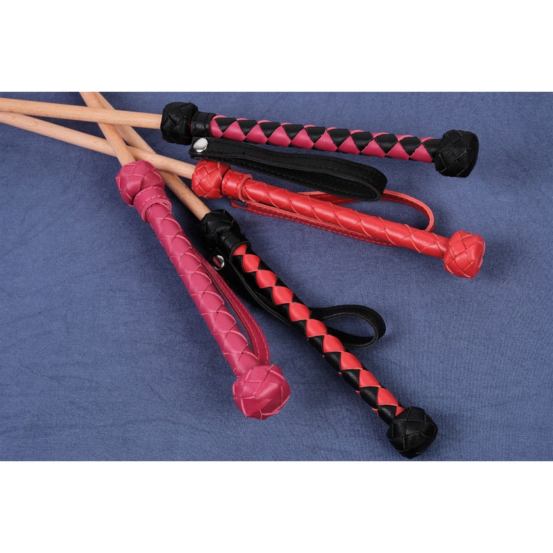 Lambskin Handle Canes/wrapped Leather Canes/bdsm Cane Bdsm/spanking ...