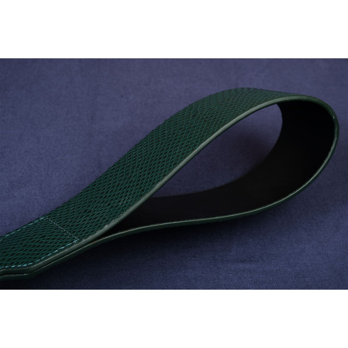 Green Python Pattern Spanking Paddle/vegan Leather Paddle - Etsy