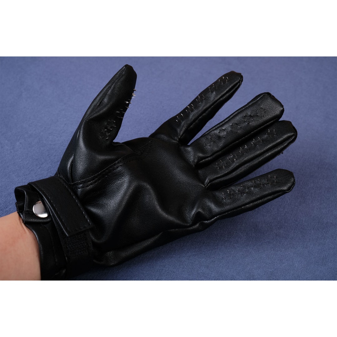 BDSM Vampire Gloves With Spikes/soft Vegan Leather Spiked Gloves ...