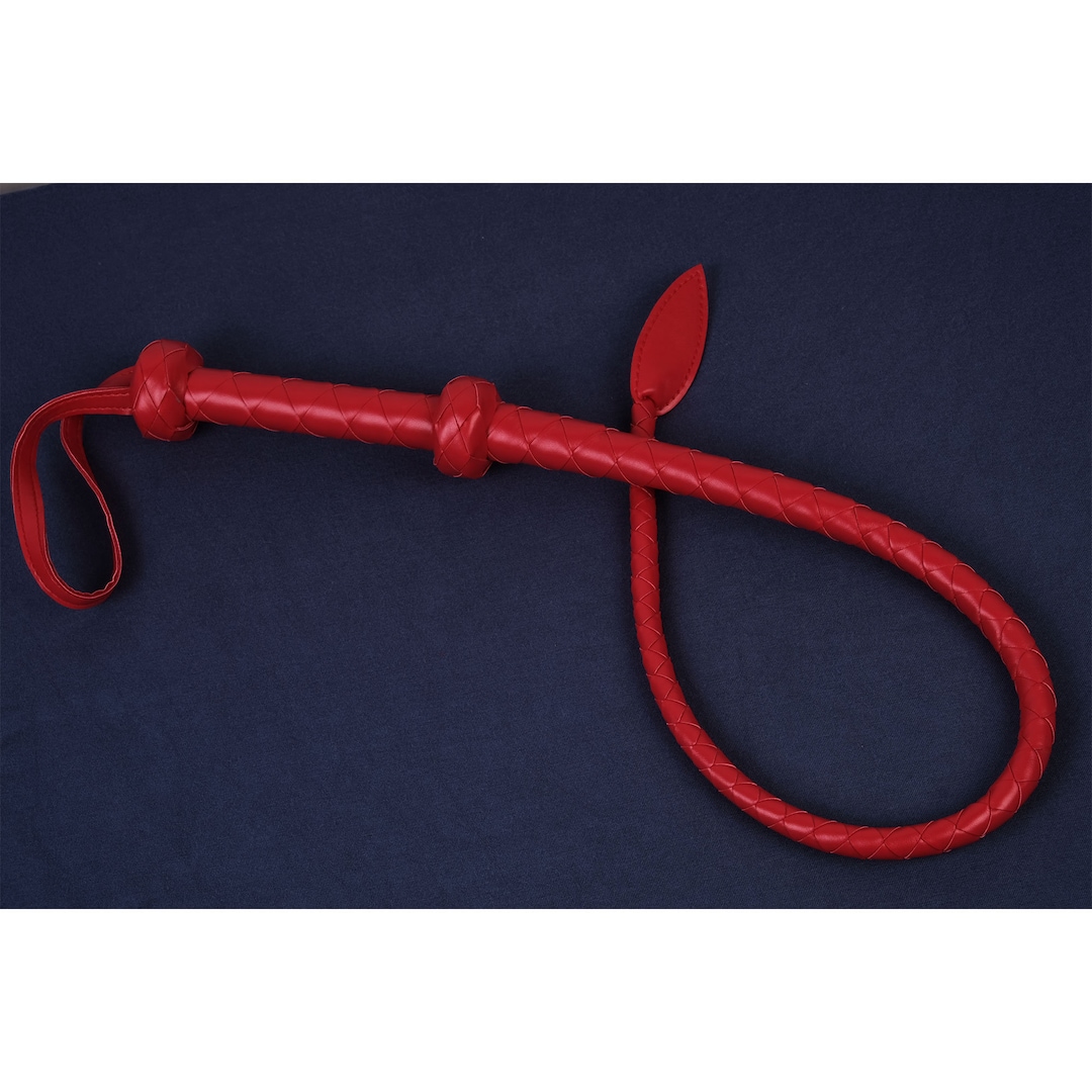 Red Vegan Friendly Dragon Tail Whip/soft Single Tail Whip/demon Tail ...