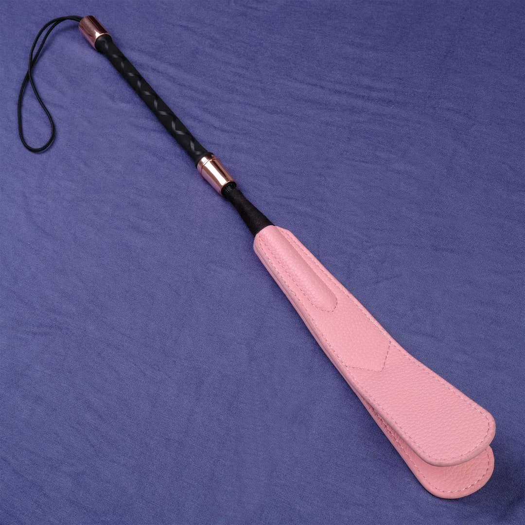 Pink Spanking Paddle/bdsm Paddle Spanking/vegan Leather Spanking Toys ...