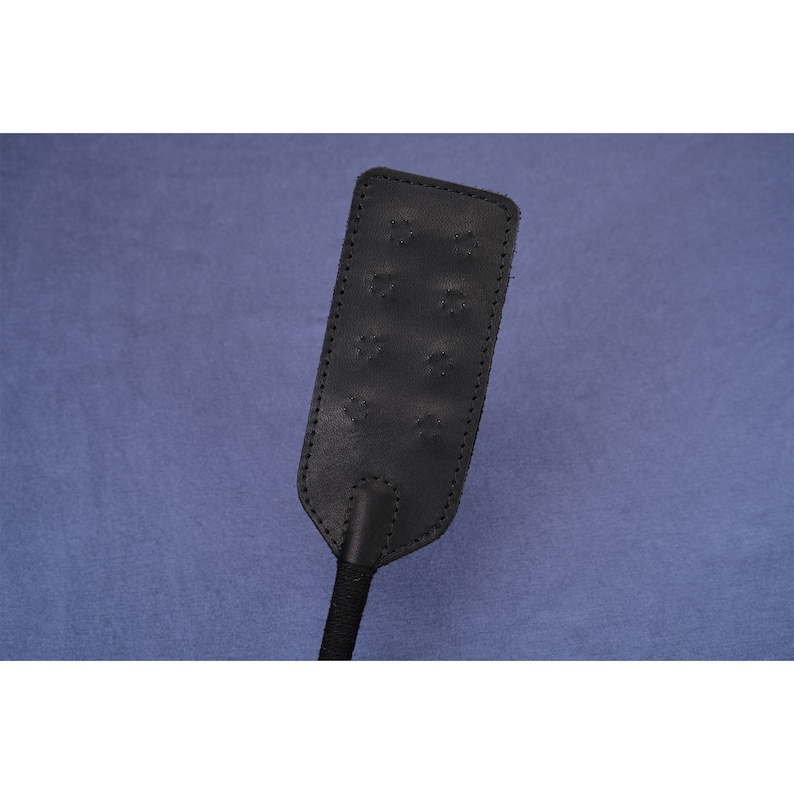 BDSM Real Leather Riding Crop With Sharp Spikes/quirt Equestrian/stick ...