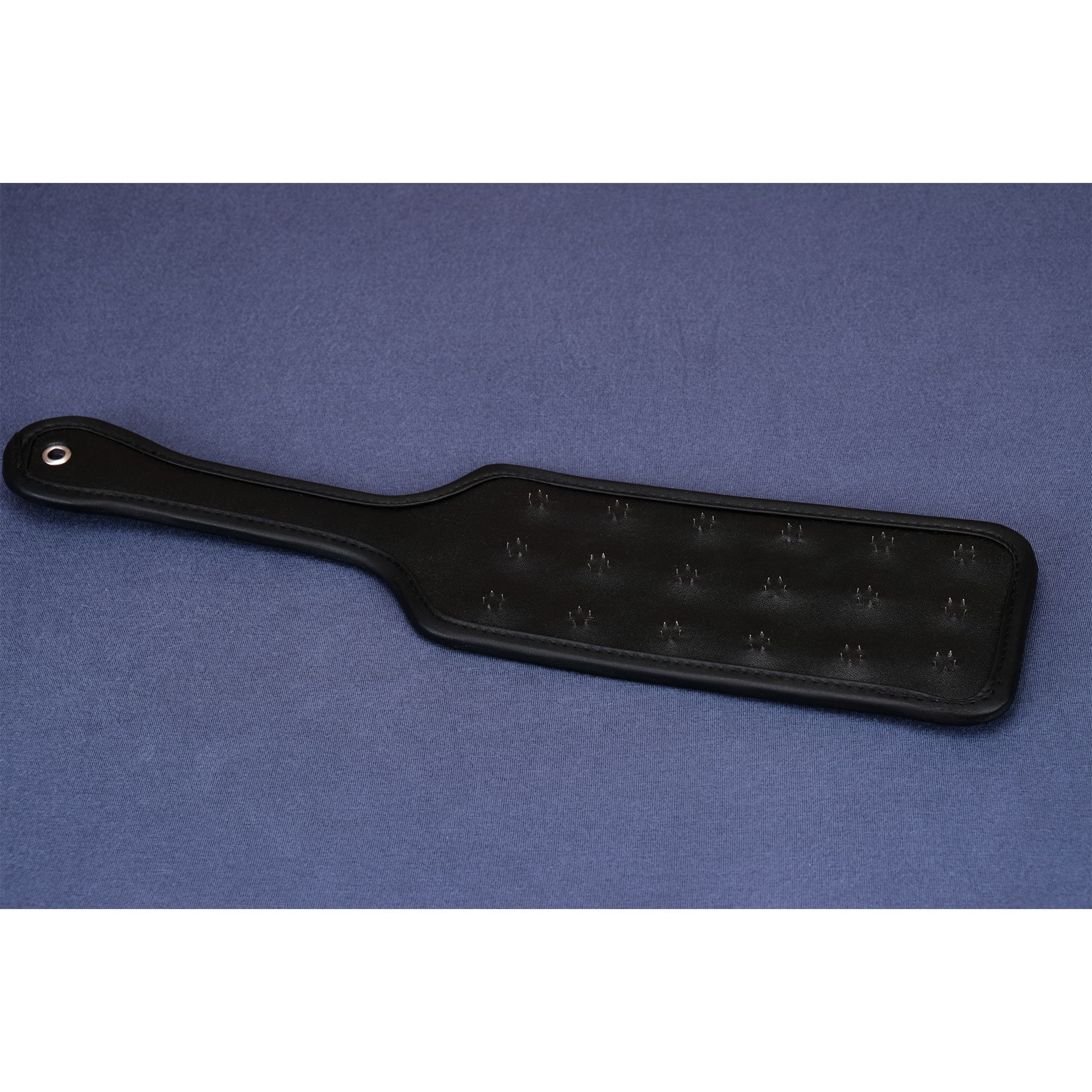 Leather Vampire Paddle With Super Sharp Tiny Spikes/bdsm Vegan Spiked ...