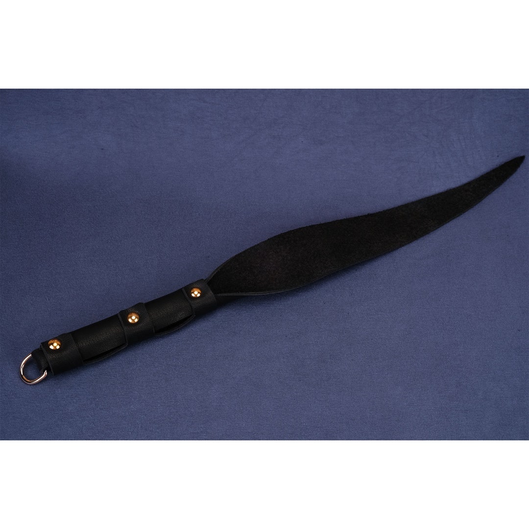 BDSM Real Leather Dragon Tongue/black Bullhide Flogger Suede/dragon ...