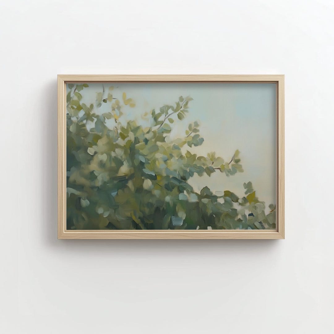 Botanical Leaves Printable | Frame TV Digital Art | Minimalist Nature ...