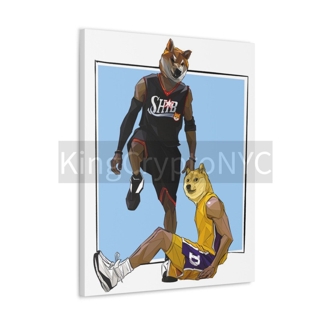 Shib Vs Doge - Meme Coin Power Canvas | Kingcryptonyc Limited Drop ...