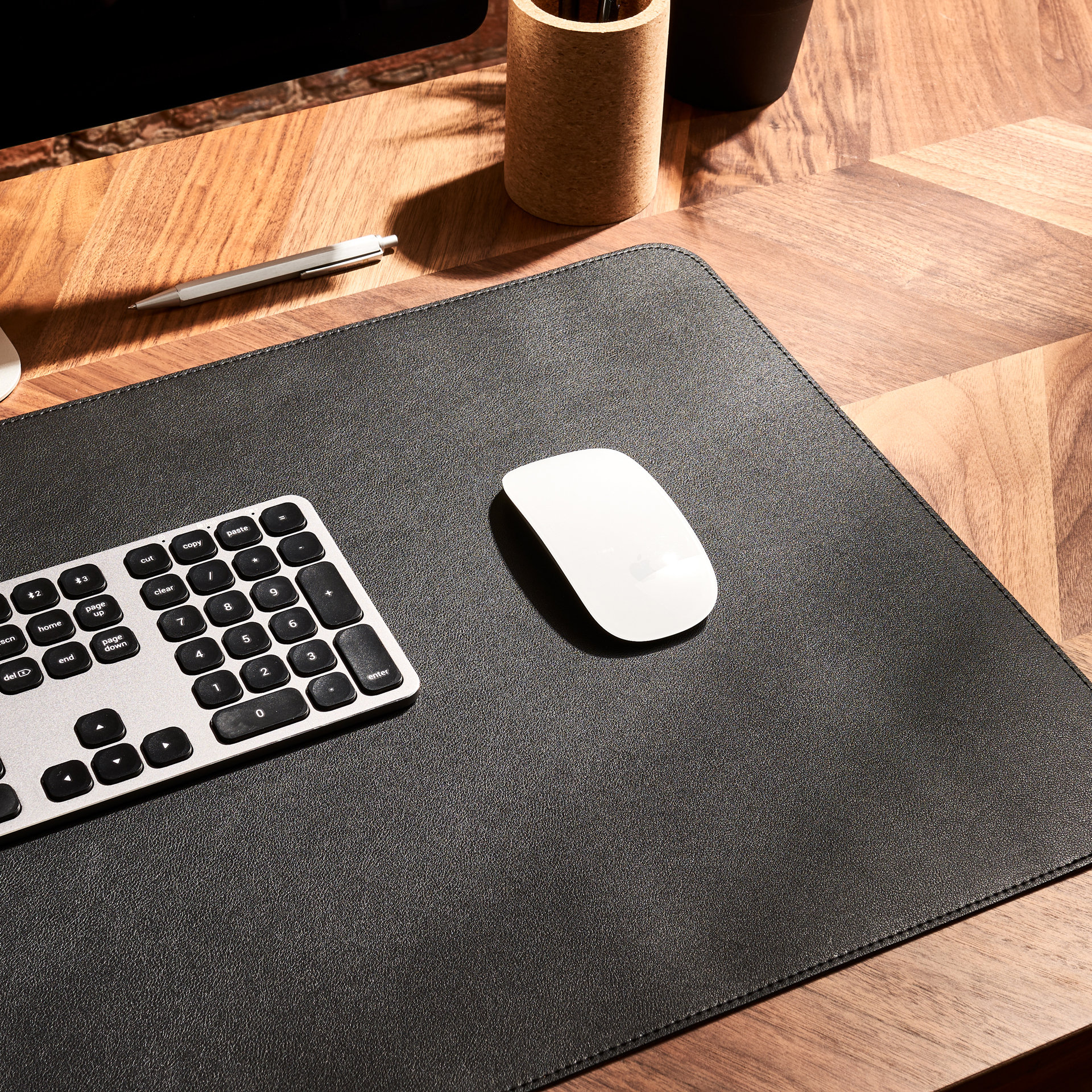 Personalised Vegan Desk Mat / Desk Pad With Cork Non Slip - Etsy UK