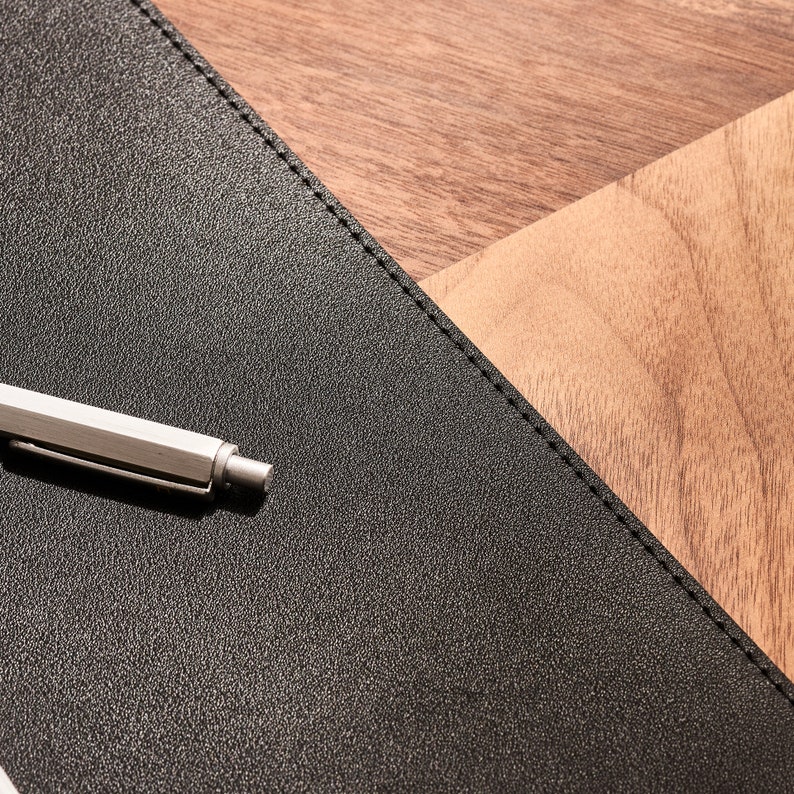 Personalised Vegan Desk Mat / Desk Pad With Cork Non Slip - Etsy