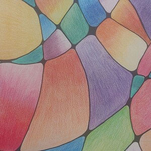 Abstract Pencil Digital Art Print - Etsy