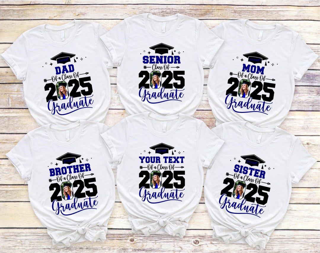 Proud of A 2025 Family Graduation Shirts, Personalized Graduation Party ...