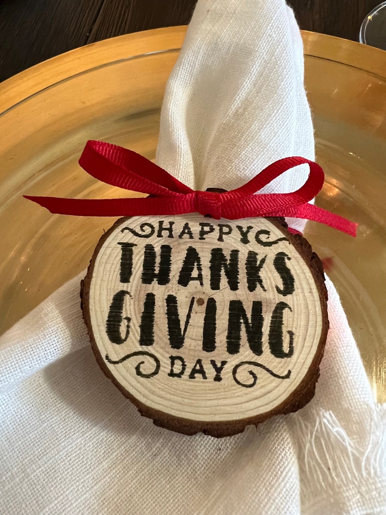 Thanksgiving Napkin Rings - Etsy