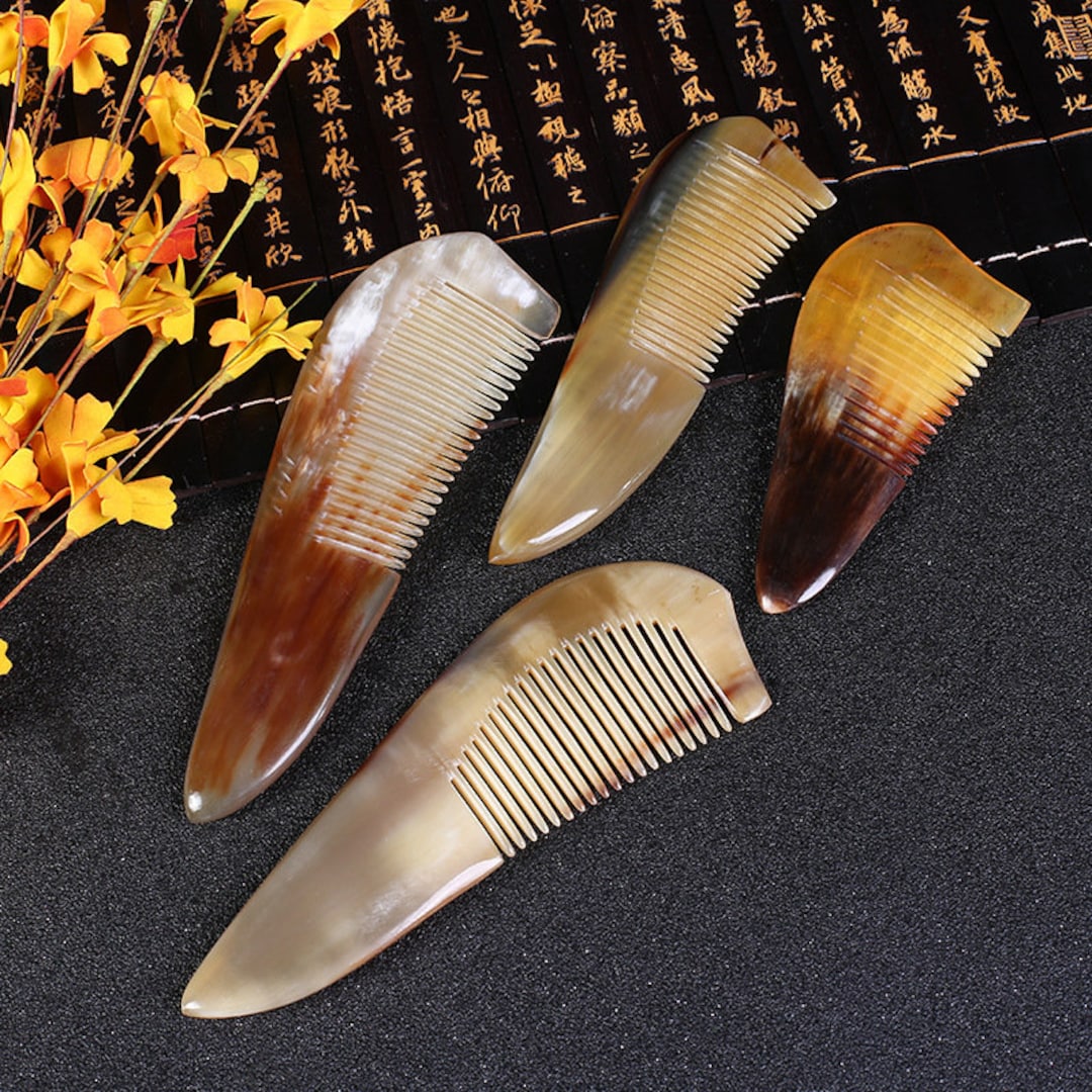 Natural Ox Bone Fine-toothed Hair Comb Handmade Classic Mini - Etsy