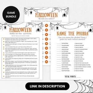 Halloween Would You Rather, Printable Halloween Party Activity, Virtual ...