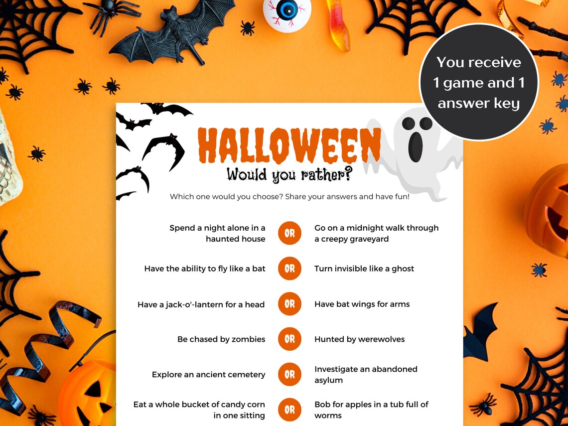 Halloween Activities Printable Bundle Halloween Riddle Me - Etsy