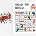 Road Trip Bingo, Printable Bingo Cards, Scavenger Hunt for Kids, Road ...