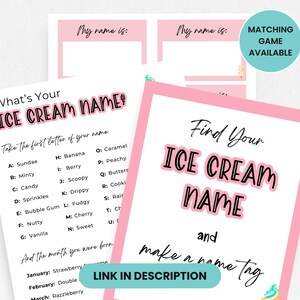 Ice Cream Social Sign up Sheet, Office Potluck Party Printable, Ice ...