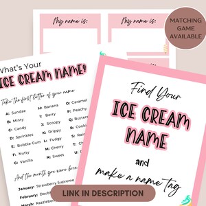 Ice Cream Social Sign up Sheet, Office Potluck Party Printable, Ice ...