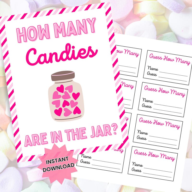 Candy Heart How Many - Etsy