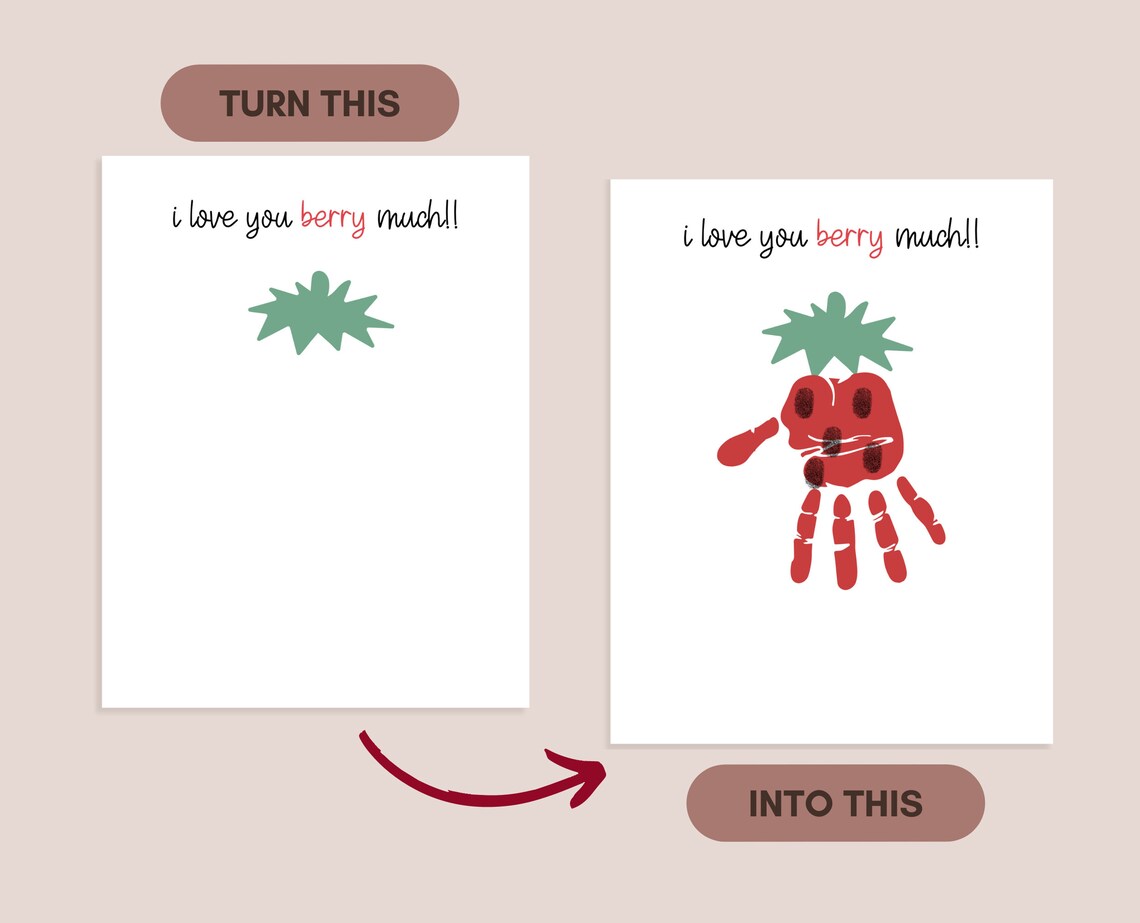 Handprint Templates for Mom, Mom Handprint Art, Mother's Day Handprint ...