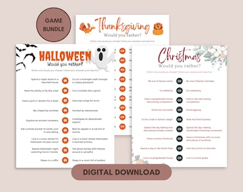 Thanksgiving Would You Rather, Activities for Kids Printable ...