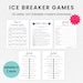 Editable Icebreaker Game Bundle, Team Building Games, Group Activities ...