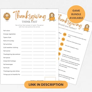 Thanksgiving Would You Rather, Activities for Kids Printable ...