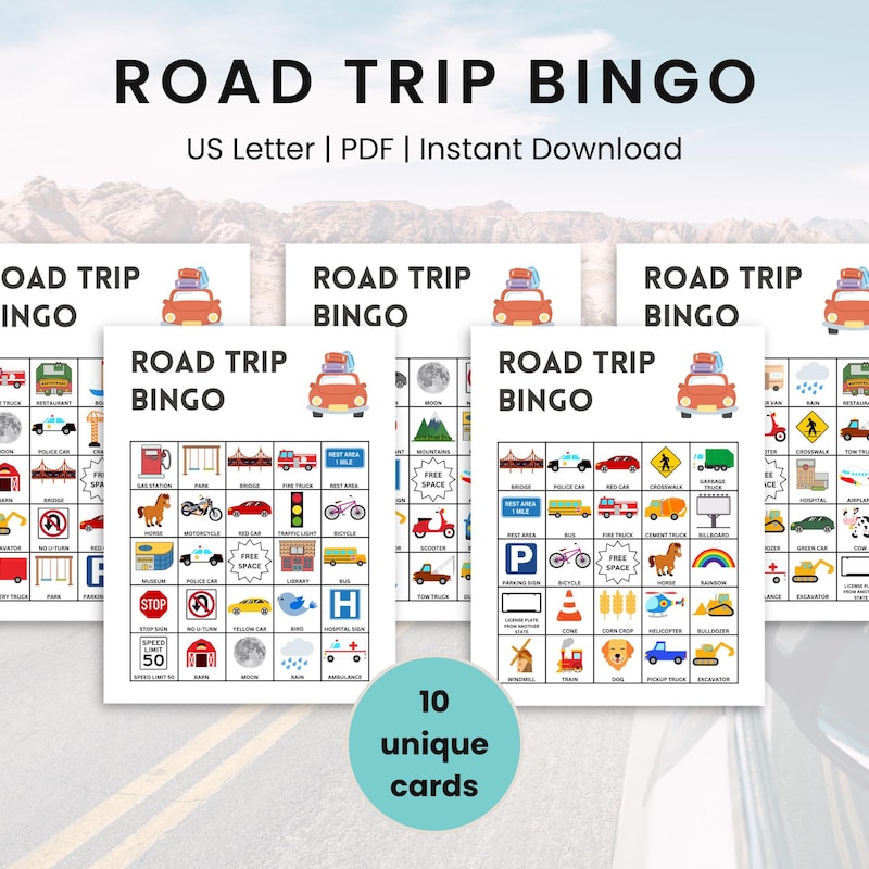 Car Bingo - Etsy