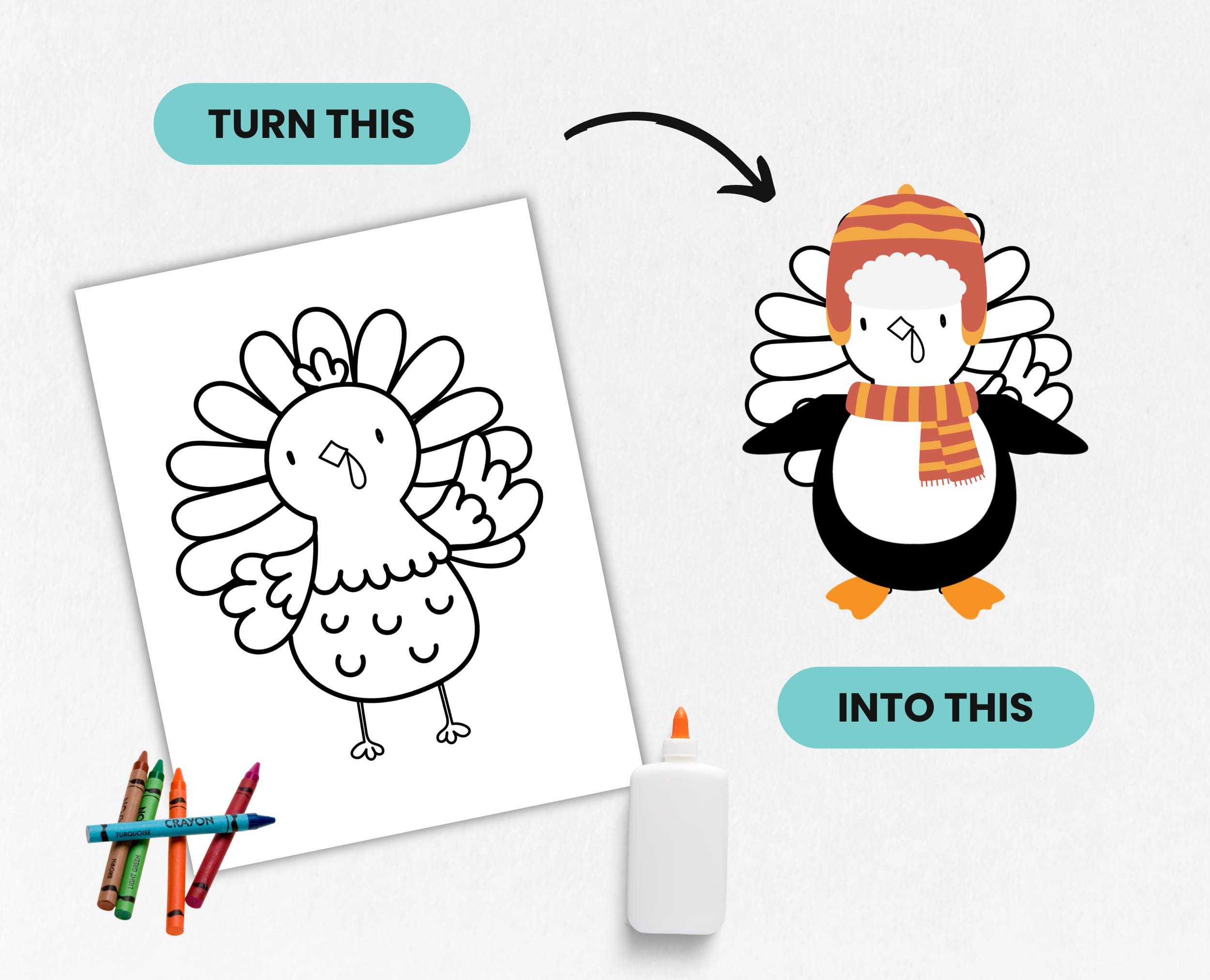 Disguise a Turkey Printable, Turkey in Disguise Project, Turkey ...