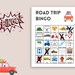 Road Trip Bingo, Printable Bingo Cards, Scavenger Hunt for Kids, Road ...