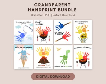 Fathers Day Gift Grandparents Day Craft for Grandpa From - Etsy