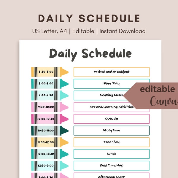 Schedule - Etsy