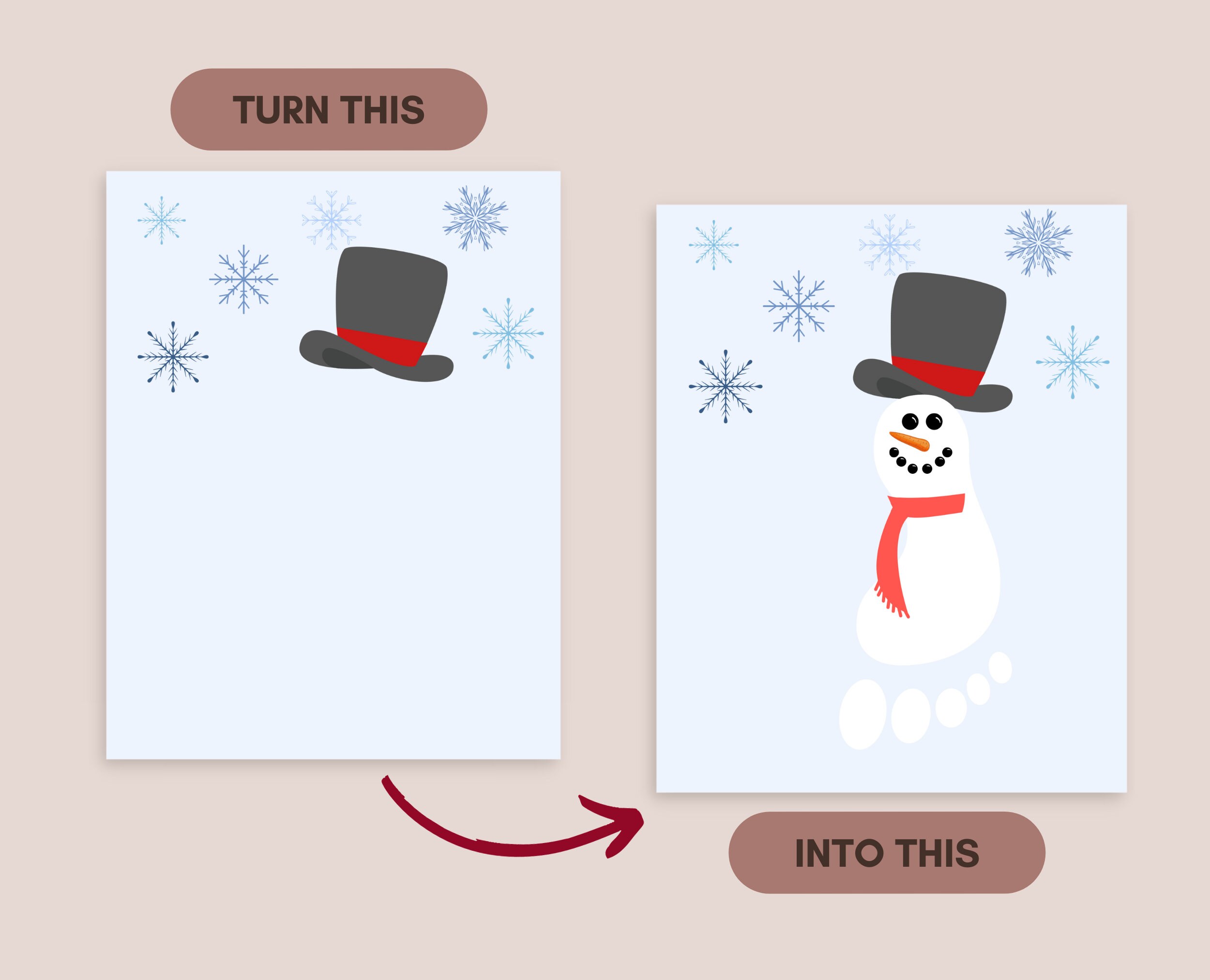 Handprint Bundle for Kids, Fall Handprint Craft, Christmas Handprint ...