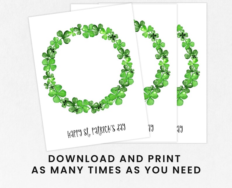 St. Patricks Day Handprint Art Templates, St Patricks Handprint Art, St ...