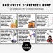 Halloween Scavenger Hunt, Indoor and Outdoor Home Scavenger Hunt ...