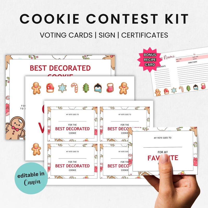 Cookie Voting Ballot - Etsy