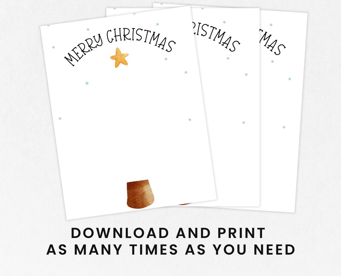 Christmas Tree Handprint Craft Template, Christmas Tree Handprint Art ...