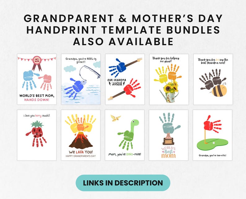Flamingo Handprint Art Template for Grandma, Grandparents Day Handprint ...