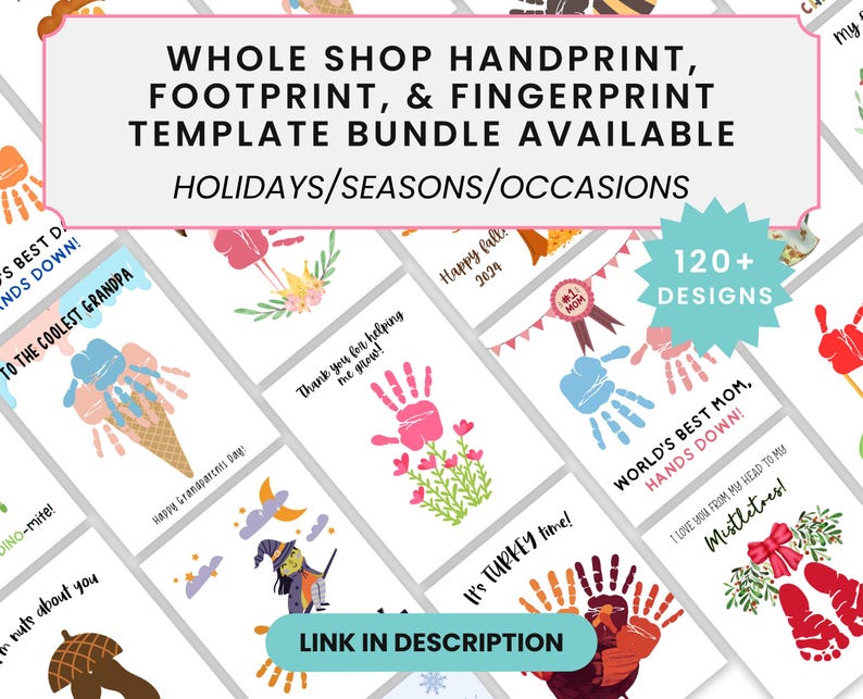 100 Days of School Handprint Craft Templates, 100th Day of School ...