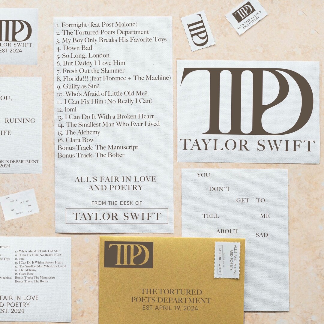 The Tortured Poets Department SVG PNG Taylor Swift New Album TTPD ...